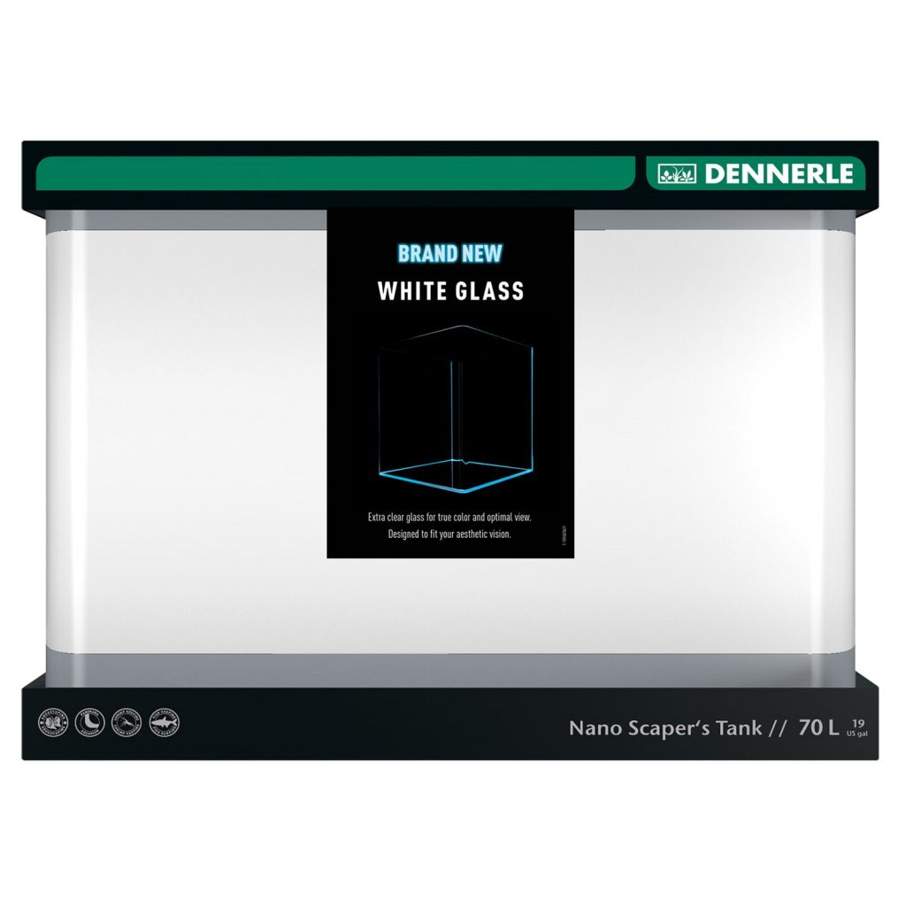 Dennerle Nano Scapers Tank - 70 L White Glass (50cm x 39cm x 36cm ...